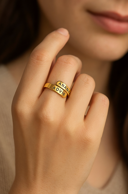 Buy Personalized Name Engraved Rings Online at The Best Price