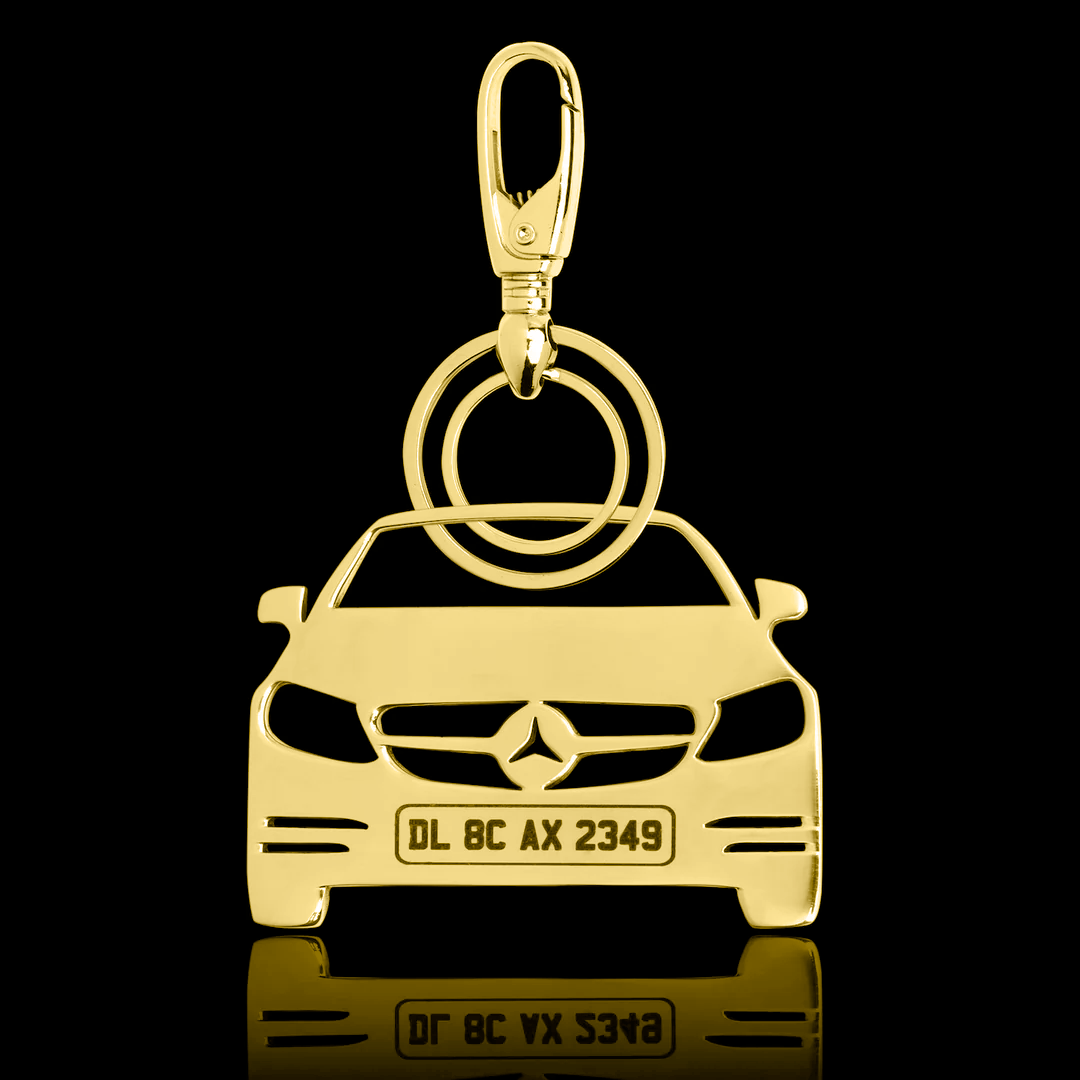 Buy Gold Plated Car Keychain Online at the Best Price