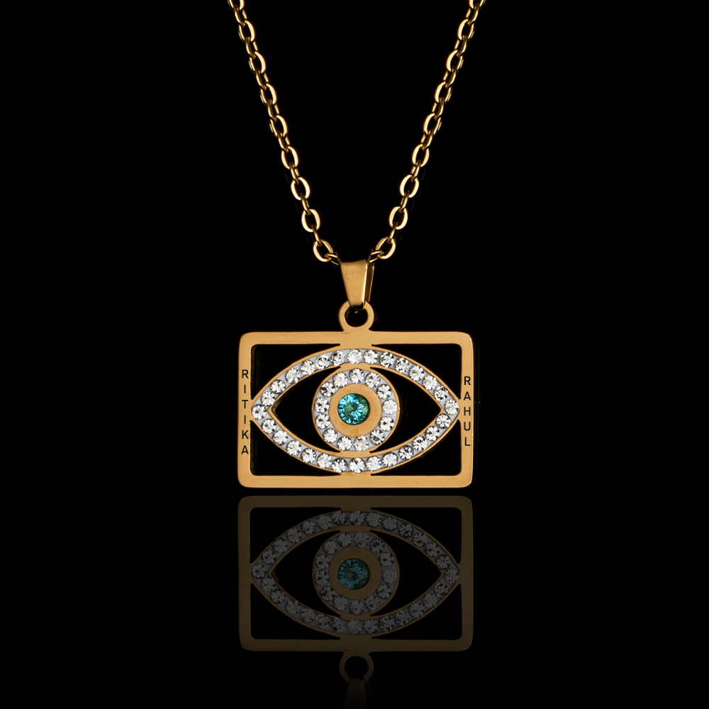 Buy Personalised Nazar Locket Online - Etchcraft Emporium