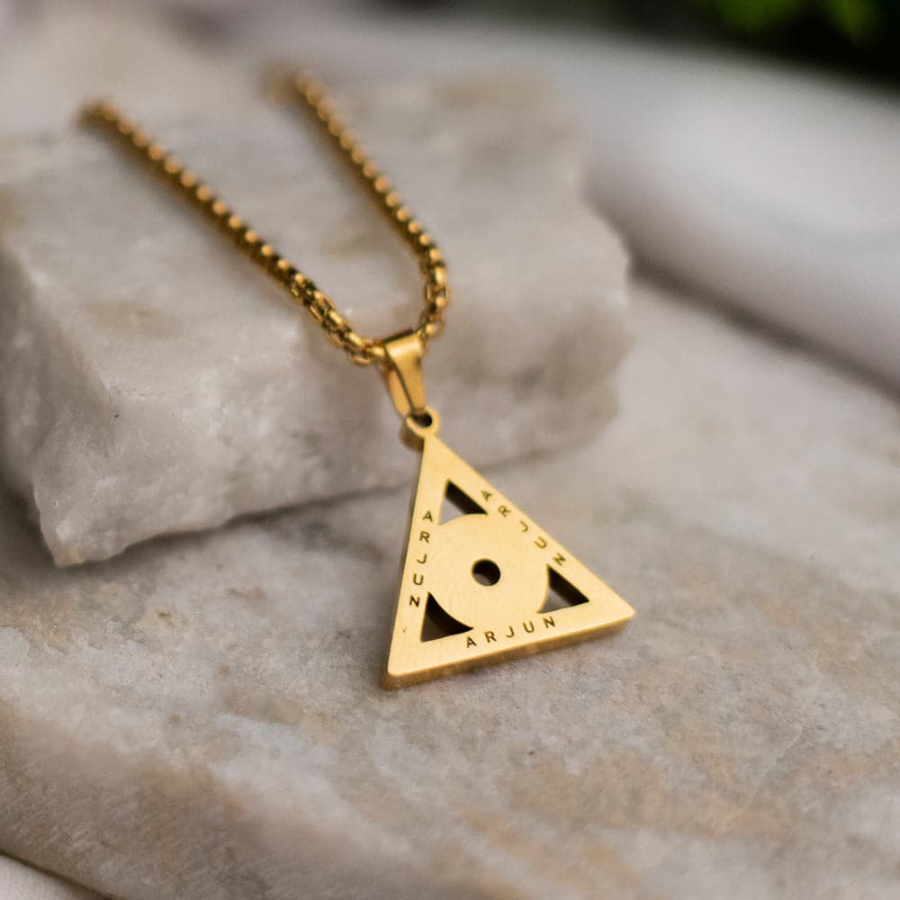 Buy Personalised Evil Eye Locket for Men - Etchcraft Emporium